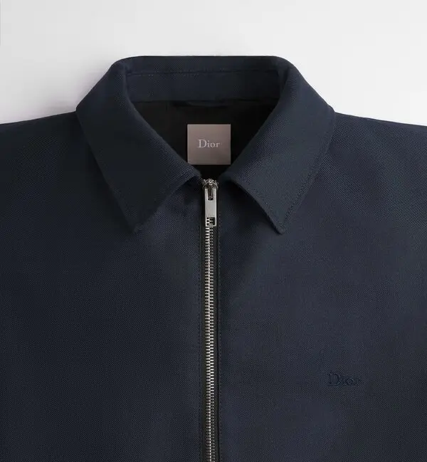 Dior Zipped Jacket With Embroidery