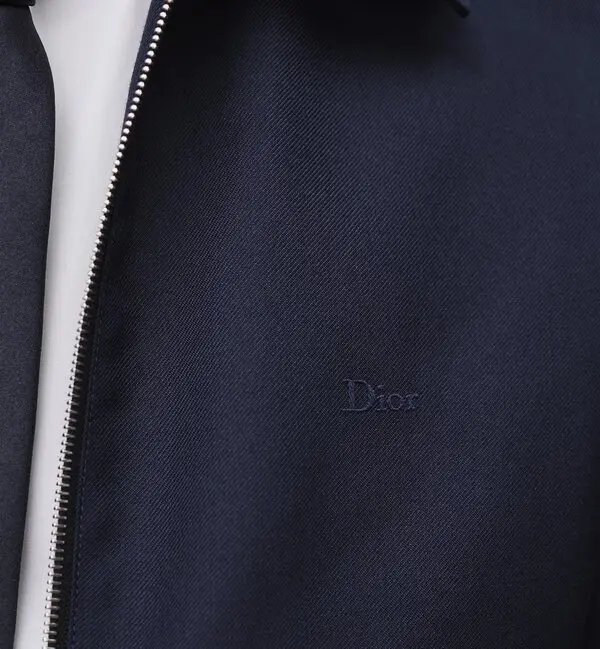 Dior Zipped Jacket With Embroidery