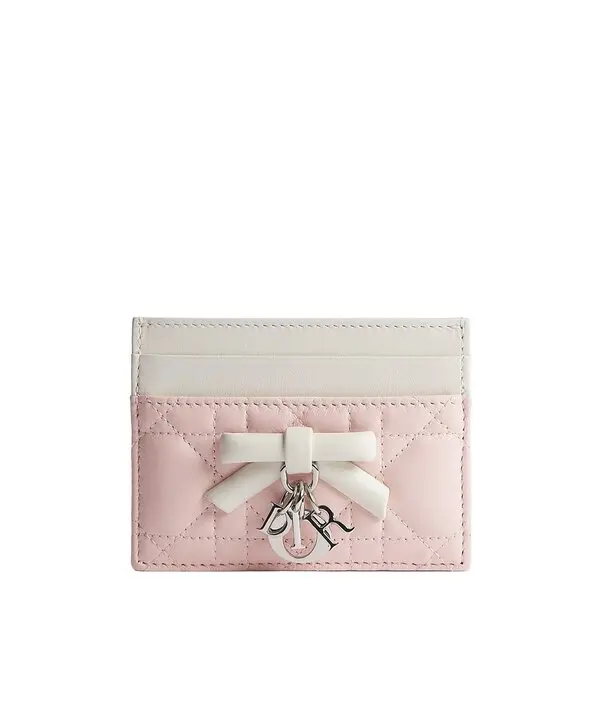 Dior Lady Freesia Card Holder - White