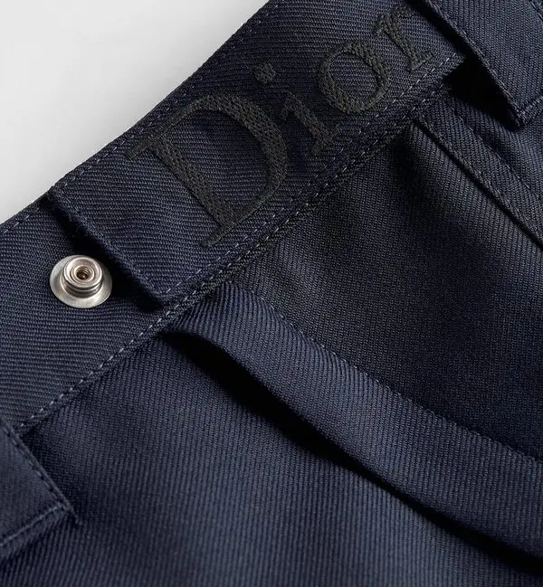 Dior Cargo Pants With Embroidery