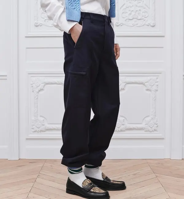 Dior Cargo Pants With Embroidery