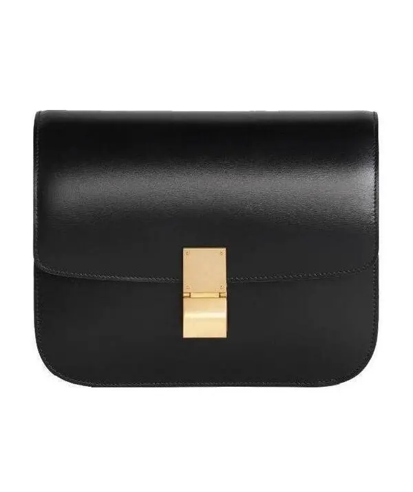Celine Medium Classic Bag In Box Calfskin - Black