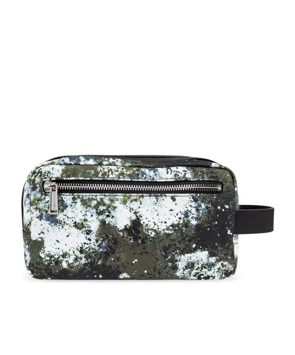 Dsquared2 Splatter-print Zipped Wash Bag
