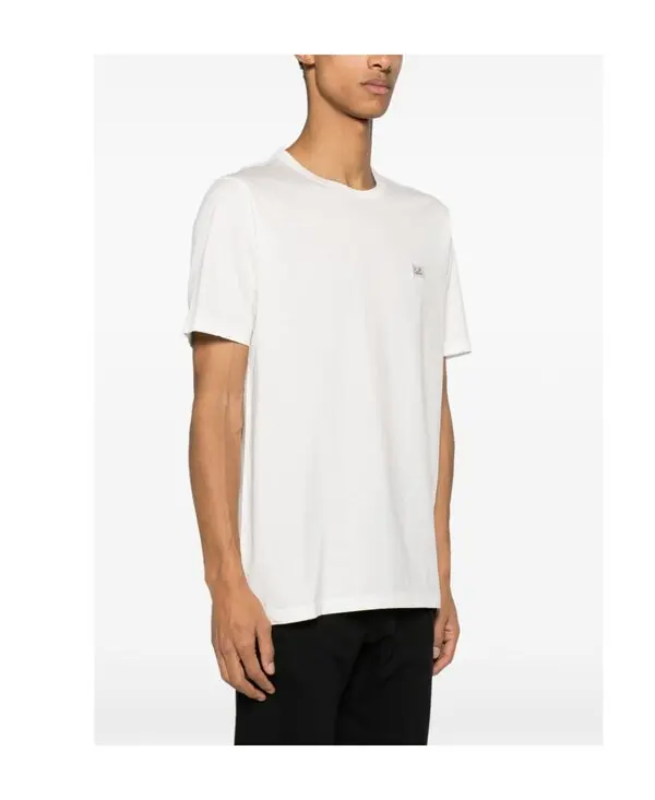 C.P. COMPANY Logo-patch Cotton T-shirt