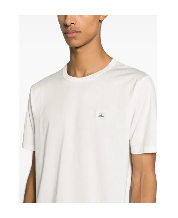 C.P. COMPANY Logo-patch Cotton T-shirt