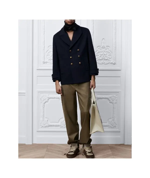 Dior Cargo Pants With Embroidery