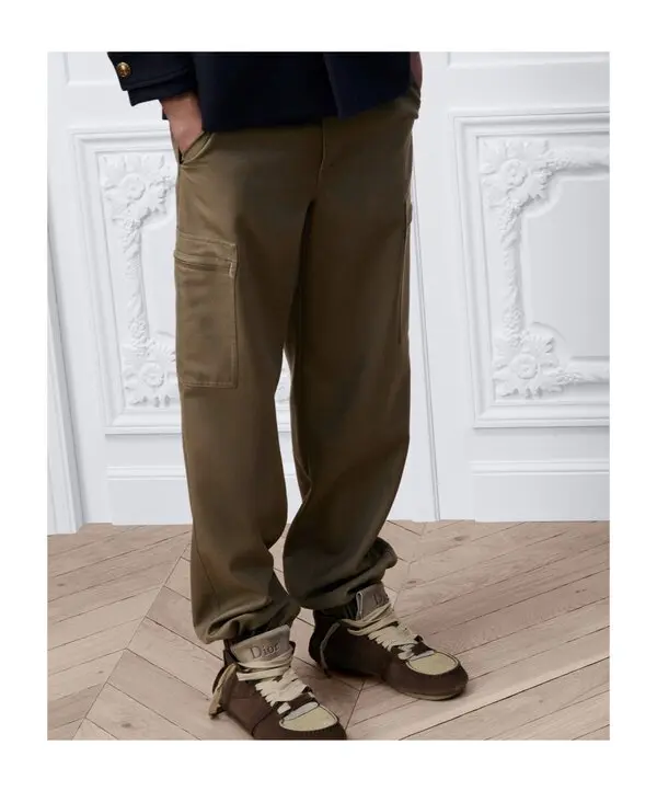 Dior Cargo Pants With Embroidery