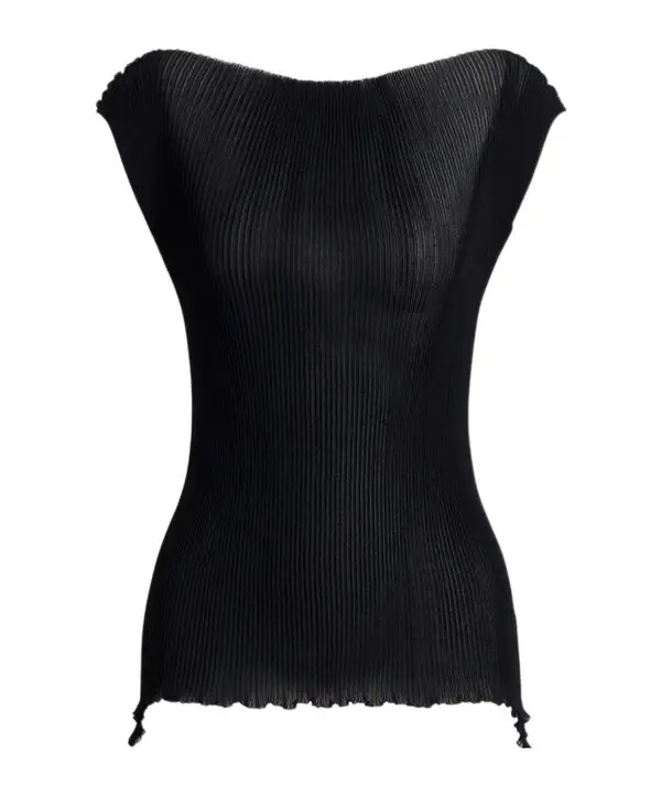 Alberta Ferretti Ribbed Knit Top