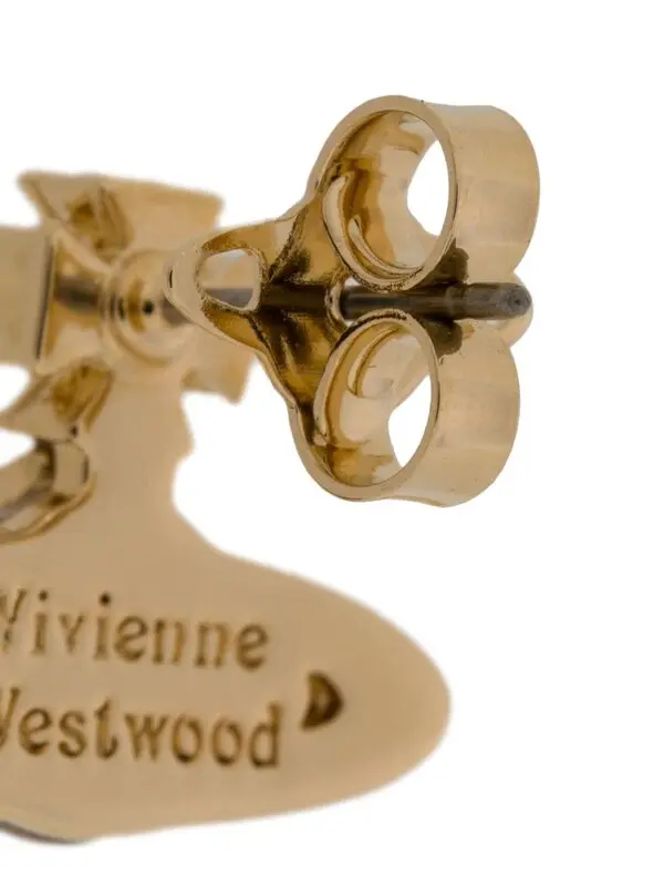 VIVIENNE WESTWOOD Orb Earrings With Crystal Embellishments