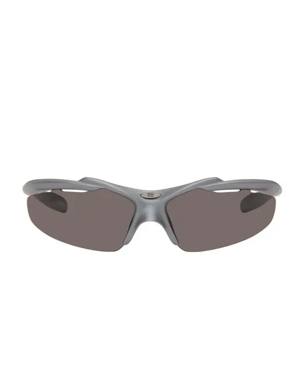 Balenciaga Geometric Frame Sunglasses - Gray