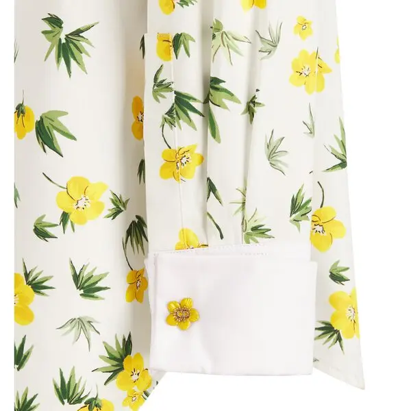 Dior Blouse With Floral Print And Bee Motif