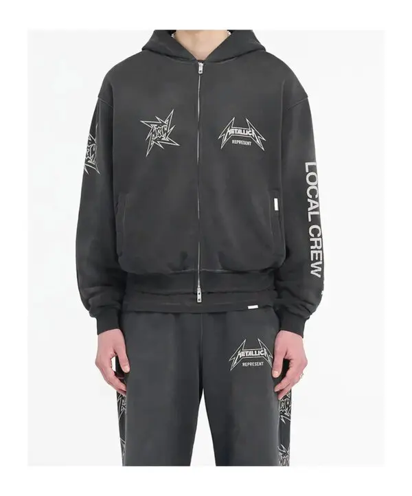 REPRESENT X Metallica 40 Year Anniversary Zip-up Hoodie