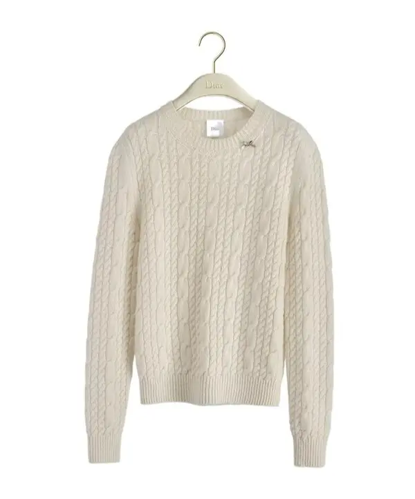 Dior Long-sleeved Sweater - Off White