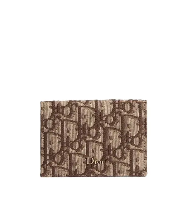 Dior Business Card Holder - Brown