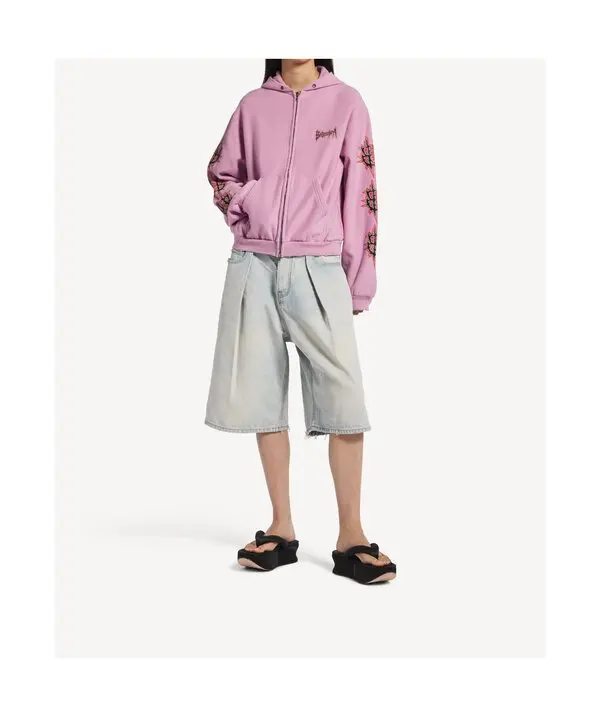 Balenciaga Sacré Cœur Zip-up Hoodie