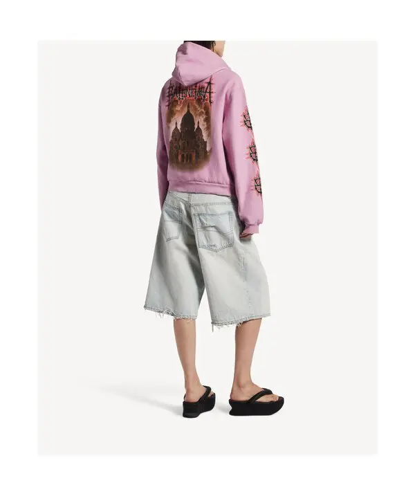 Balenciaga Sacré Cœur Zip-up Hoodie
