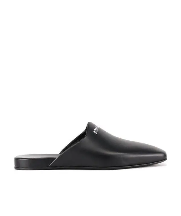 Balenciaga Logo Flat Mules