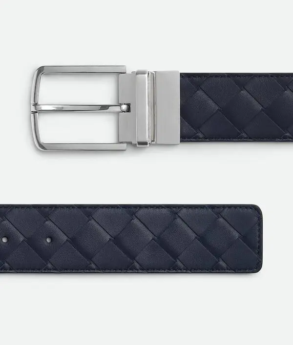 Bottega Veneta Intrecciato Buckle Belt
