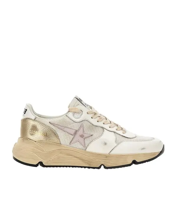 GOLDEN GOOSE Ball Star Lace-up Sneakers - Nude