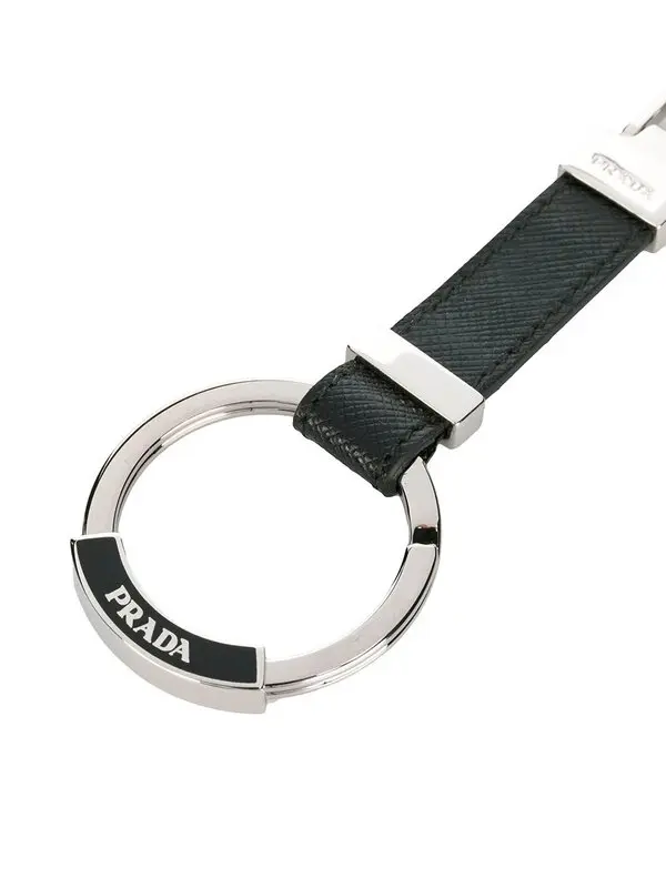 Prada Saffiano Leather Keychain