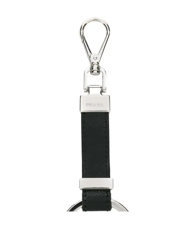 Prada Saffiano Leather Keychain