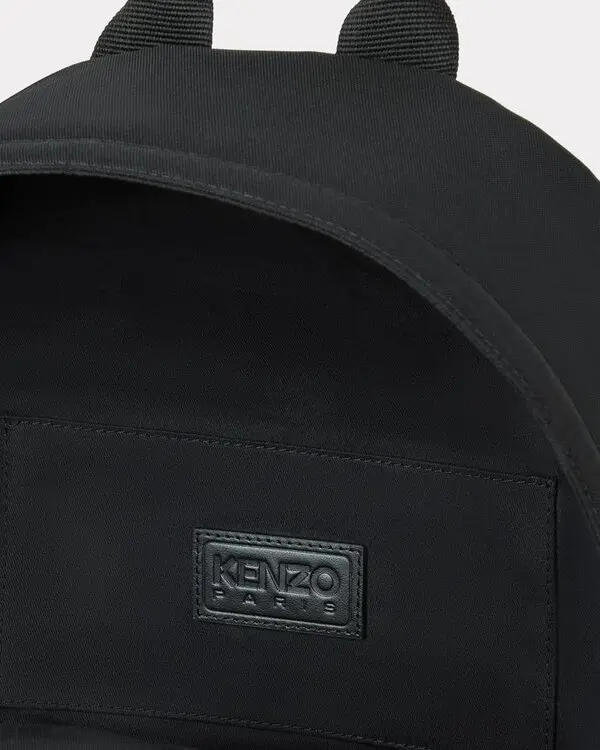 Kenzo Logo Embroidered Zipped Backpack