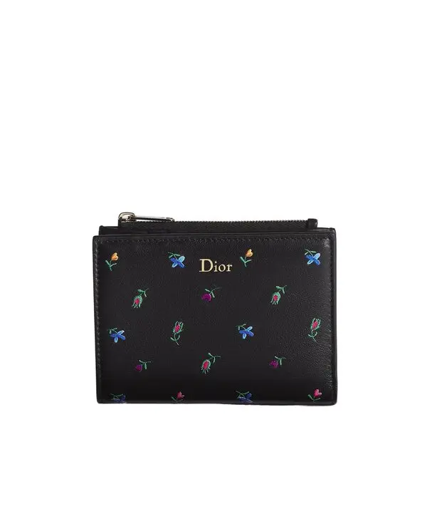 Dior Dioramour Dahlia Wallet - Black