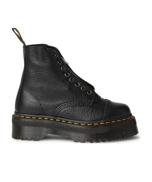 Dr. Martens Sinclair Leather Platform Boots - Black