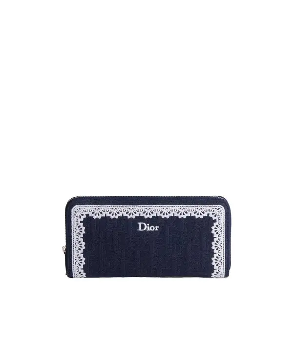 Dior Oblique Voyageur Slim Wallet