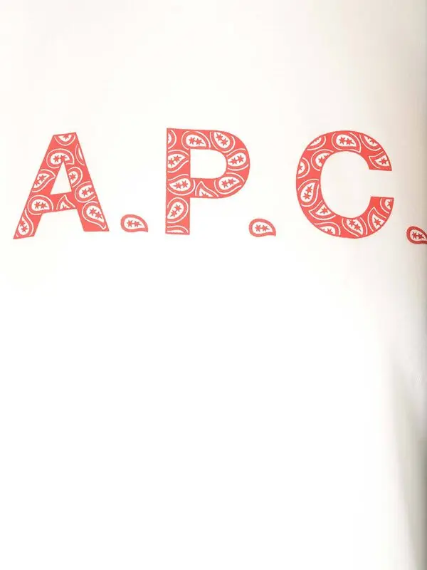 A.p.c. Logo Printed Crewneck T-shirt