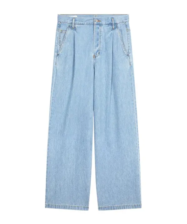 Dries Van Noten Wide Leg Jeans - Light Blue