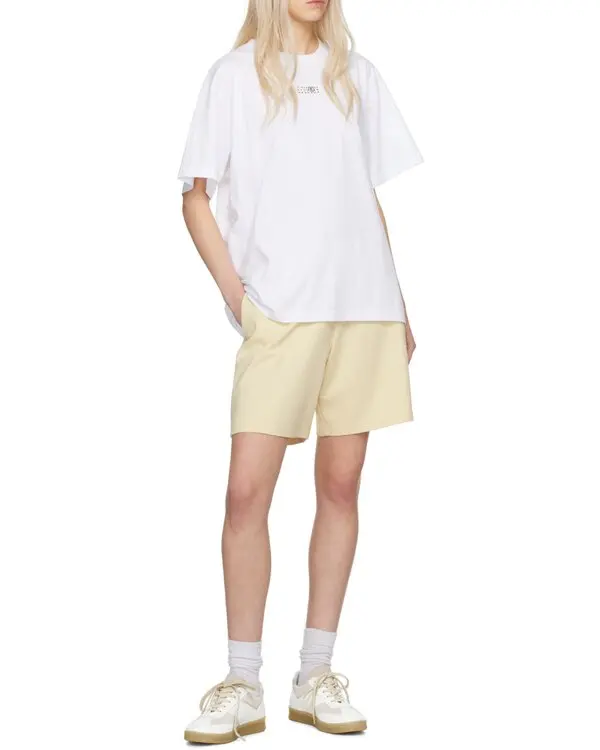 MAISON MARGIELA Logo Patch Crewneck T-shirt - White