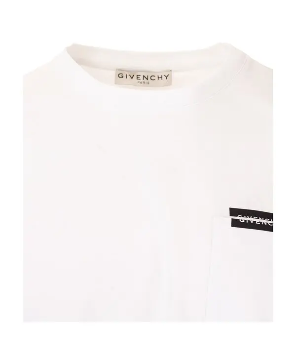 Givenchy Ribbon Trimmed Logo T-shirt
