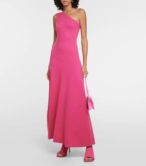 Extreme Cashmere One-shoulder Long Dress