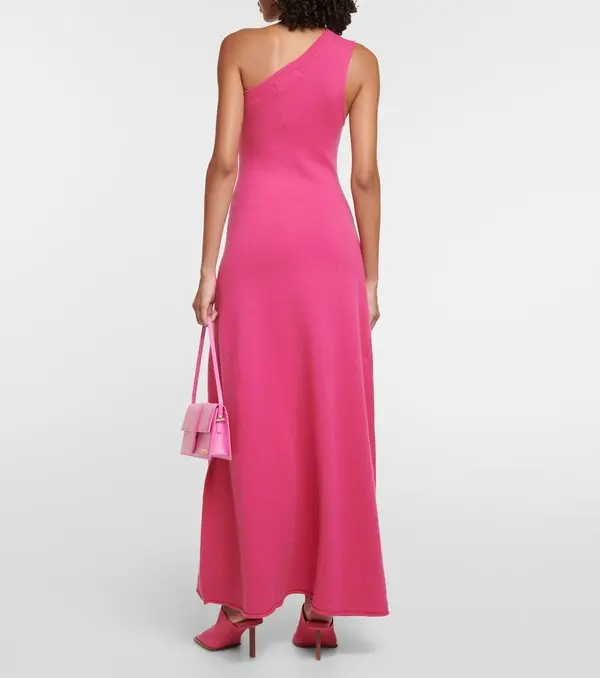 Extreme Cashmere One-shoulder Long Dress