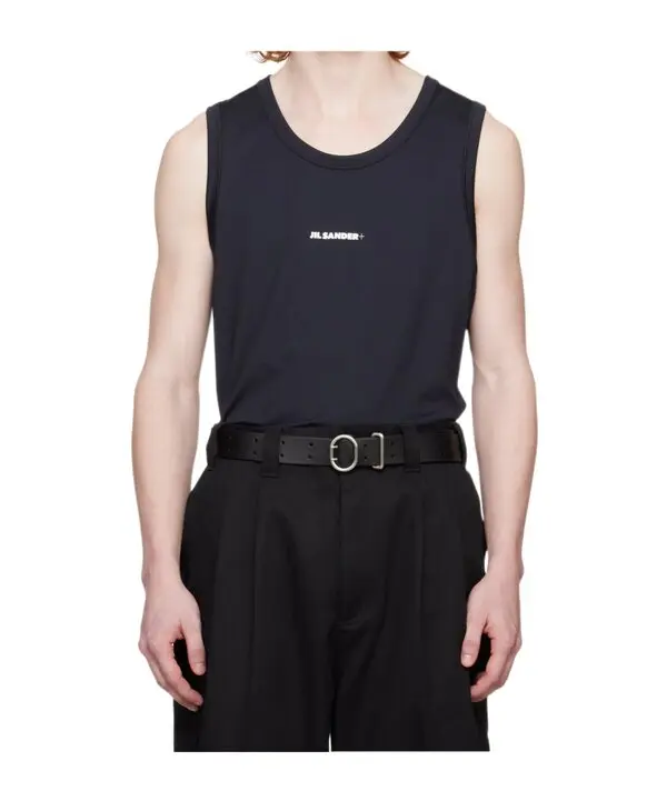 JIL SANDER Crewneck Jersey Performance Tank Top