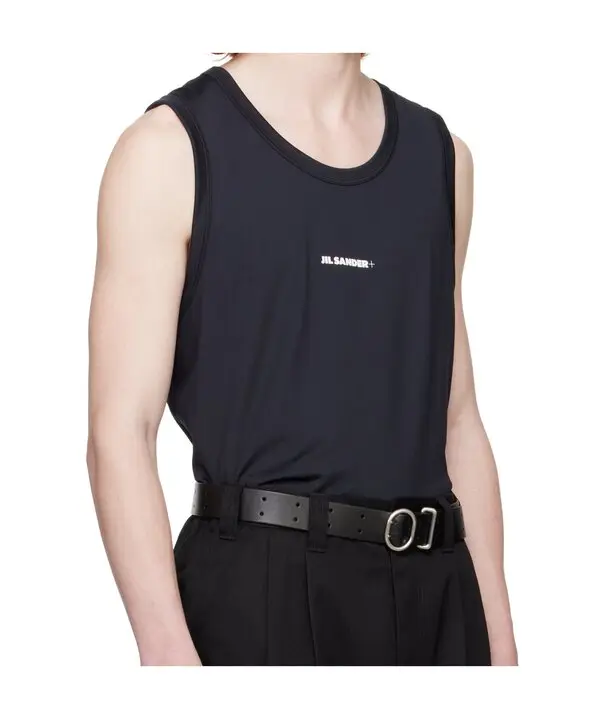 JIL SANDER Crewneck Jersey Performance Tank Top