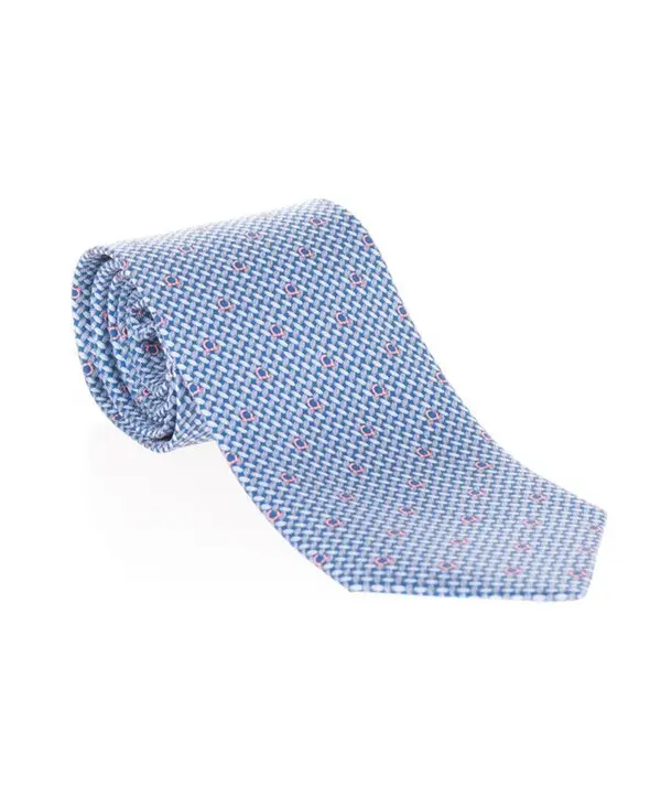 FERRAGAMO Gancini Printed Neck Tie