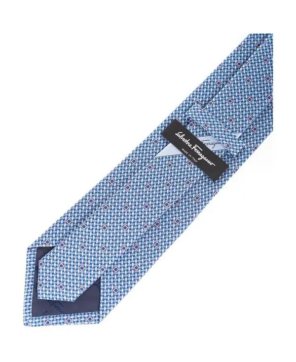 FERRAGAMO Gancini Printed Neck Tie