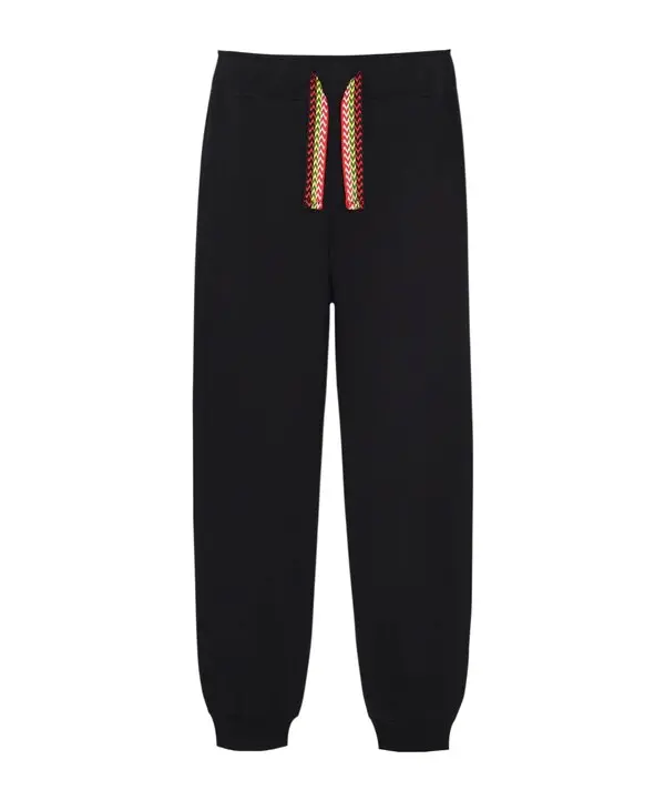 LANVIN Elastic Waist Casual Pants