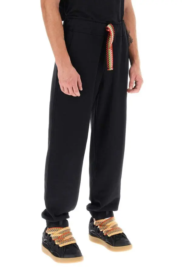 LANVIN Elastic Waist Casual Pants