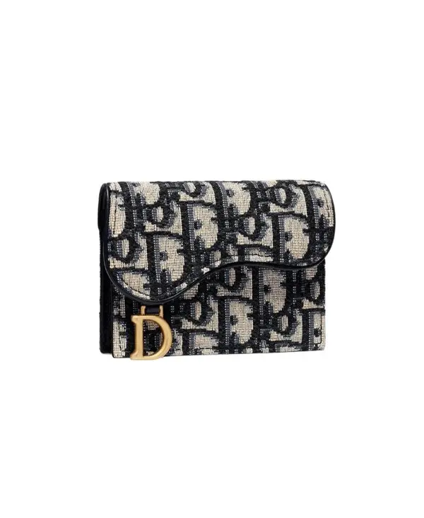 Dior Saddle Bloom Card Holder