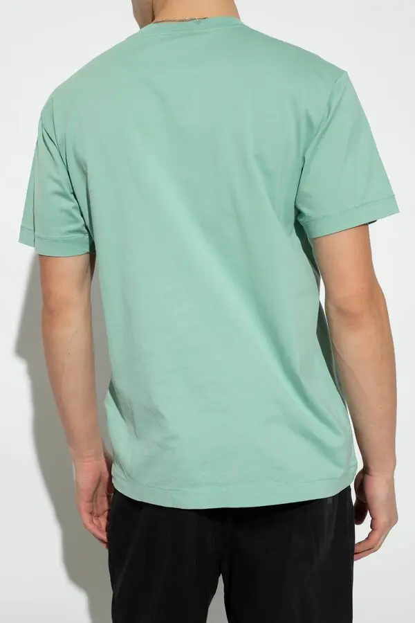 Stone Island Logo-patch Cotton T-shirt