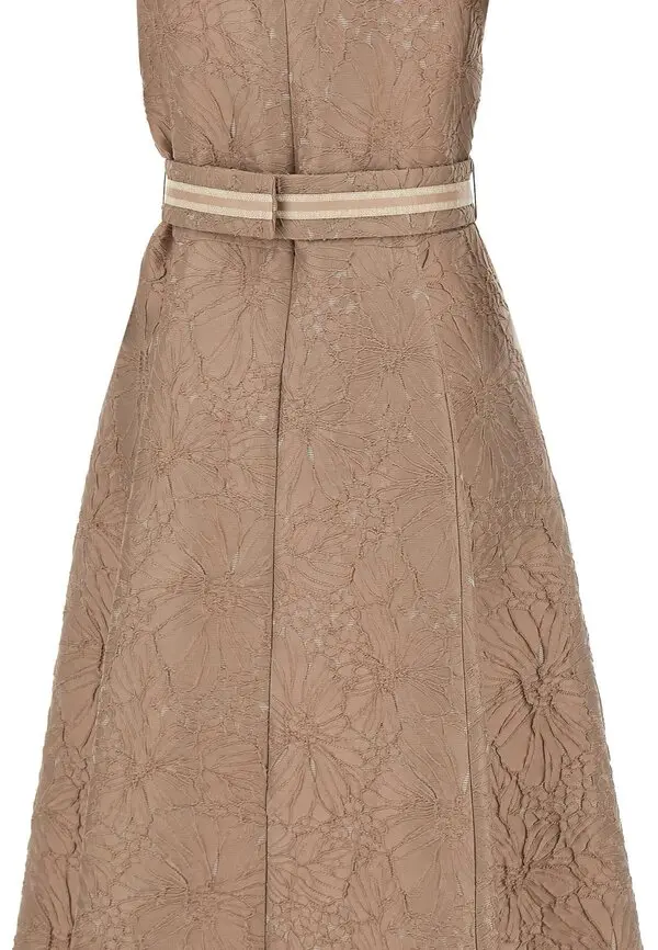 Max Mara Round Neck Sleeveless Dress