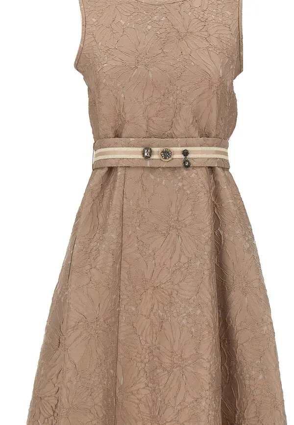 Max Mara Round Neck Sleeveless Dress