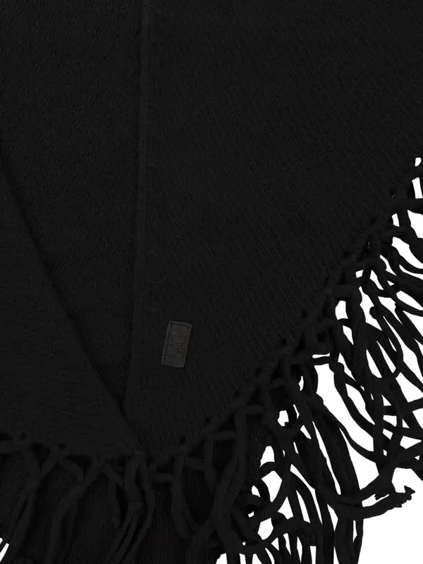 Max Mara Tornado Fringed Triangle Shawl