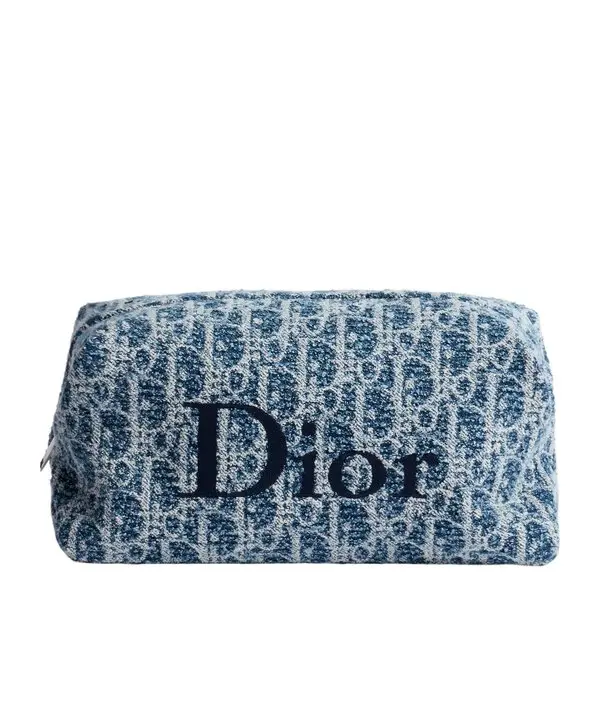 Dior Riviera Large Travel Pouch - Blue