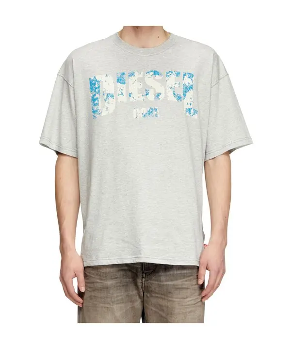 DIESEL® Logo-print Cotton T-shirt