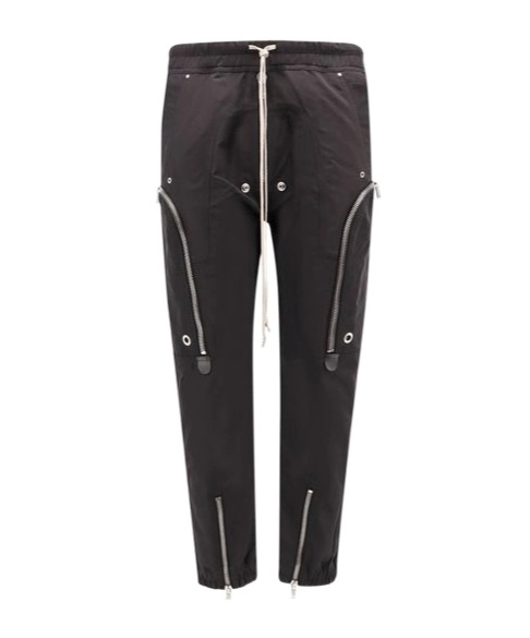 Rick Owens Bauhaus Zip-detailed Cargo Trousers - Black