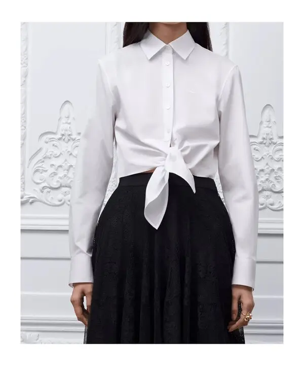 Dior Dioriviera Tied Cropped Blouse